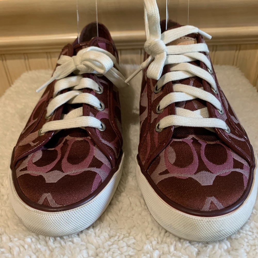 Coach Signature “C” Brown Tennis Shoes - Gem